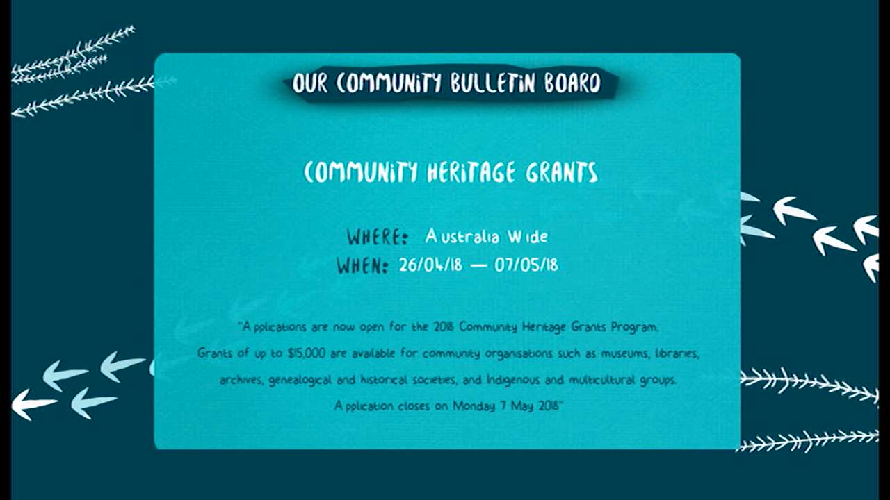 Community Bulletin Board