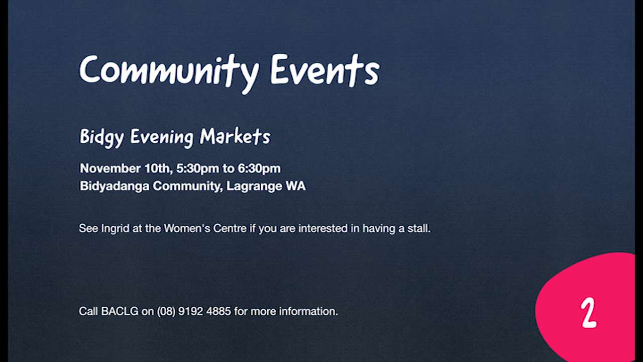Community Bulletin Board