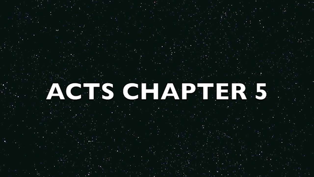 Acts Chapter 5
