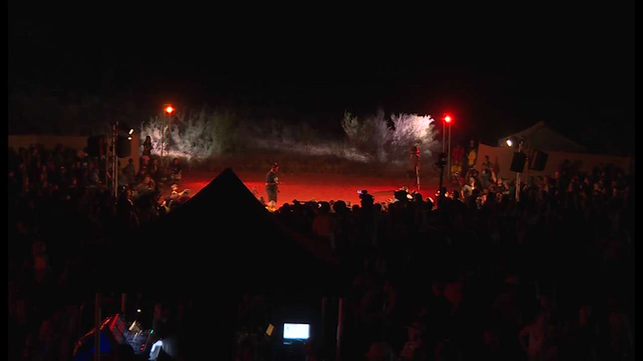 Uluru Climb Closure Celebration: Inma 7 (Mutitjulu Men)