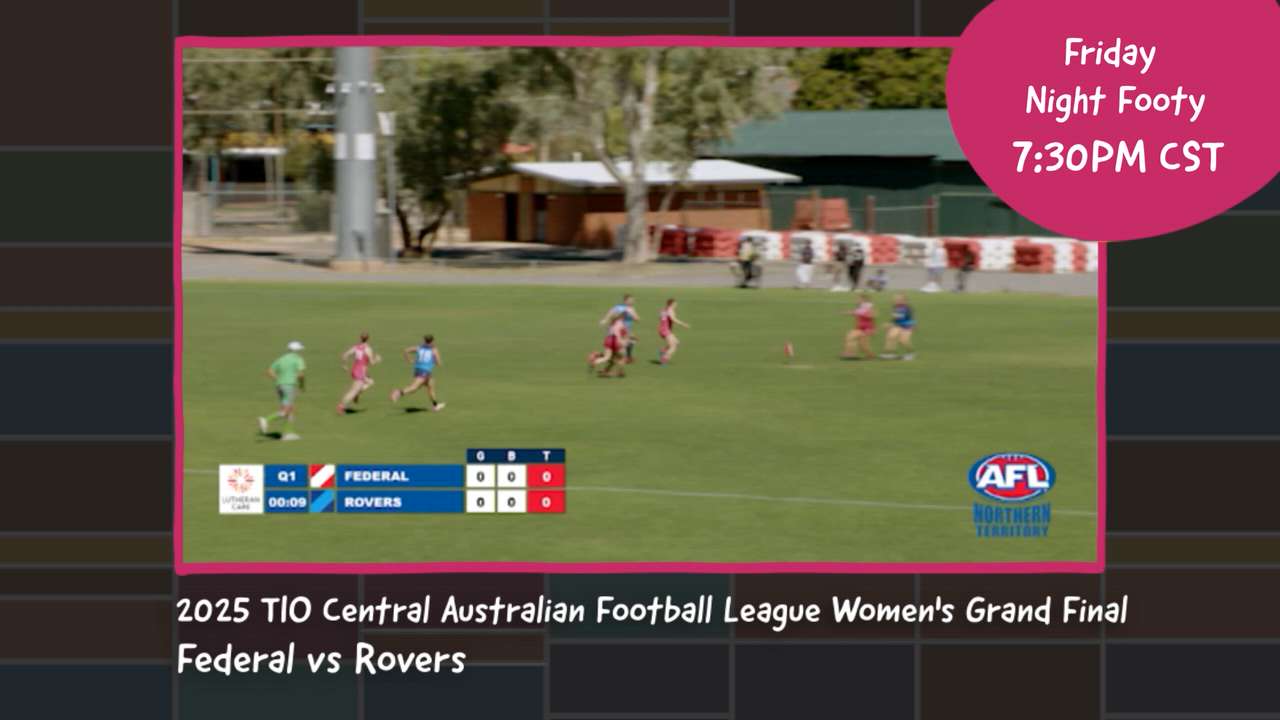 Friday Night Footy - 2025 TIO Central Australian Football League Women ...