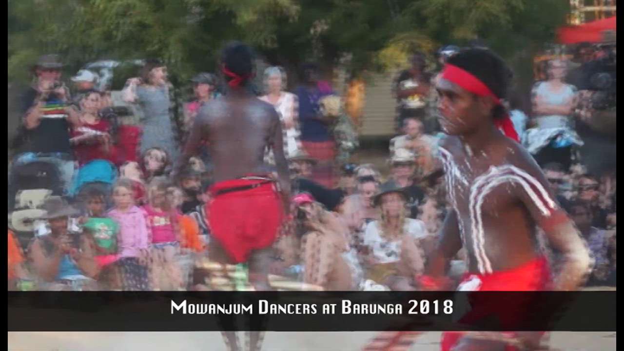 Aboriginal dancing from Mowanjum (1) @ Barunga 2018