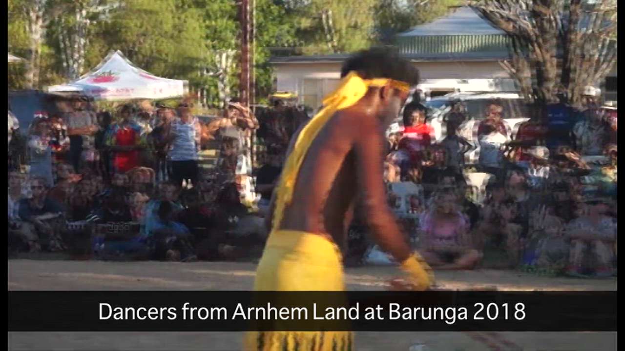 Aboriginal dancing from Arnhem Land (3) @ Barunga 2018