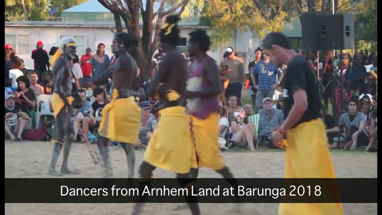 Aboriginal dancing from Arnhem Land (7) @ Barunga 2018