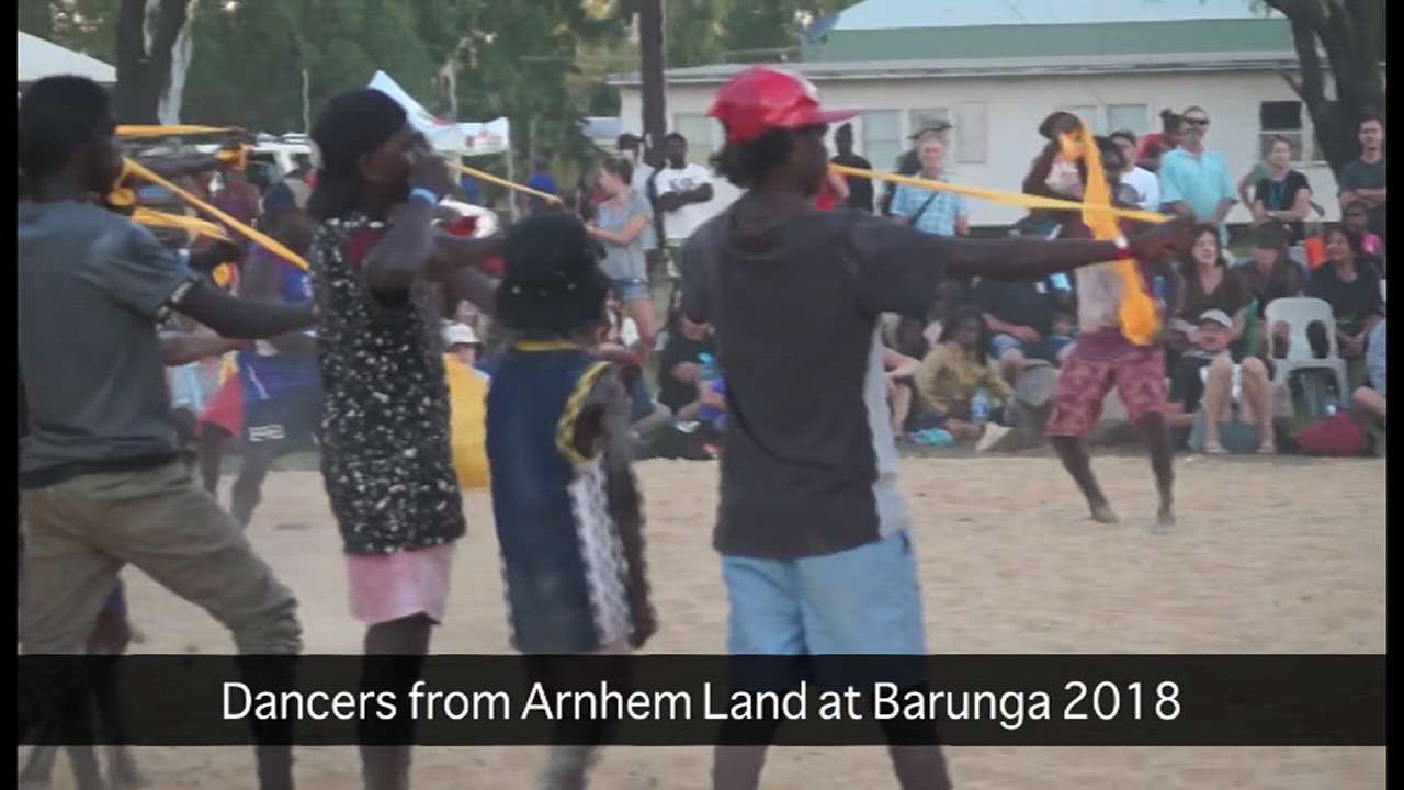 Aboriginal dancing from Arnhem Land (9) @ Barunga 2018