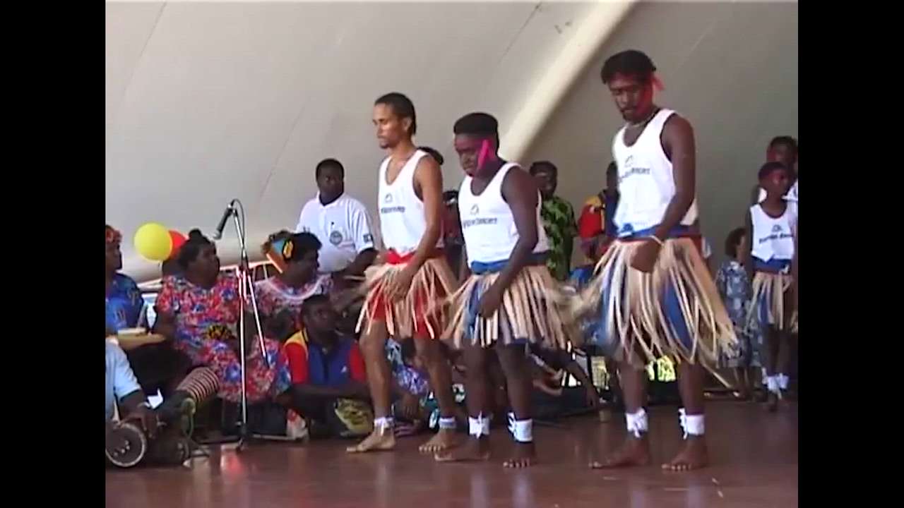 Torres Strait Islander Students from Djarragun College perform in ...