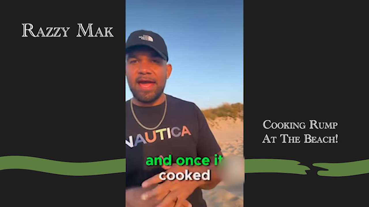 Cooking Rump At The Beach!